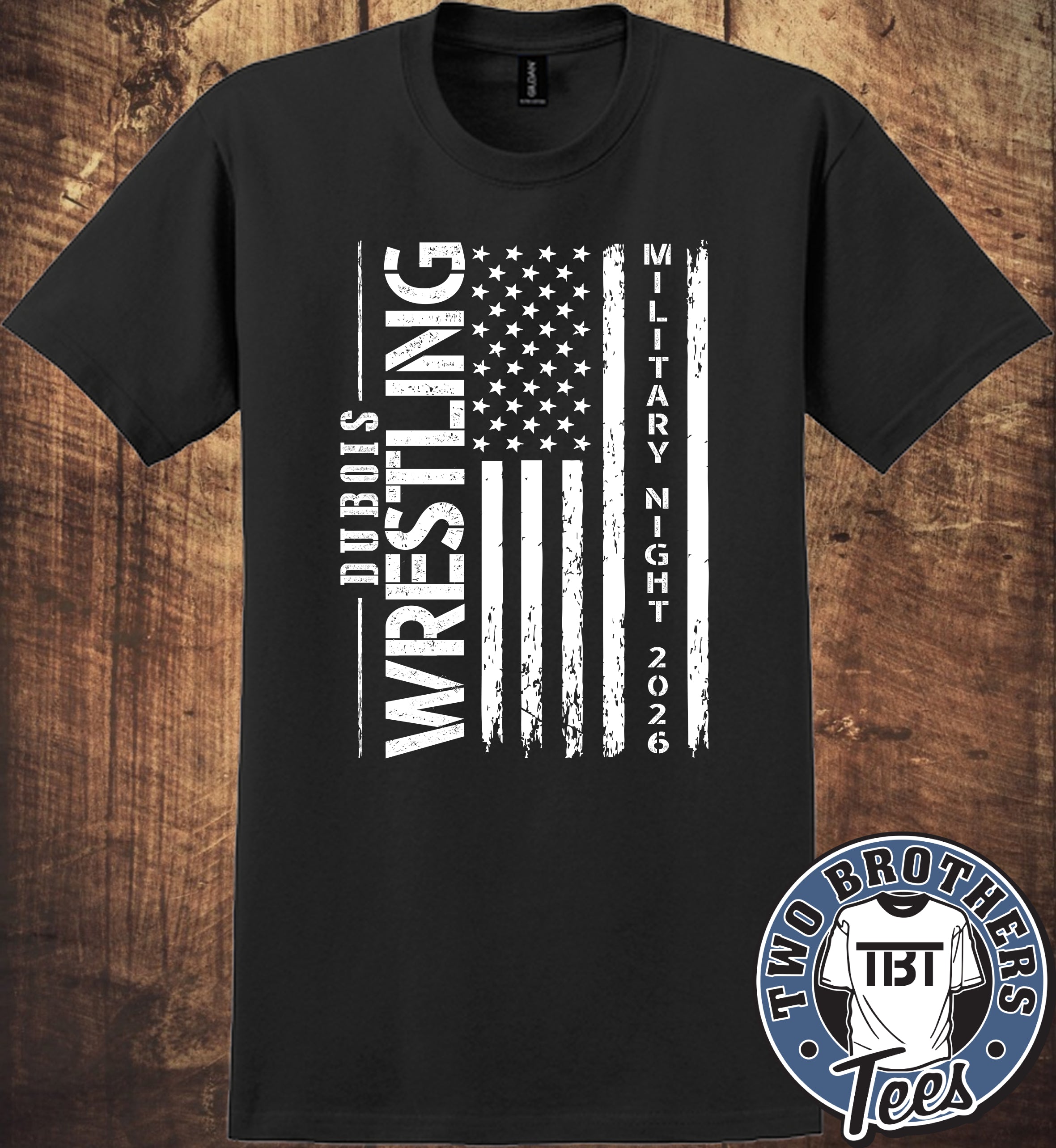 DuBois Wrestling Military Night – Two Brothers Tees